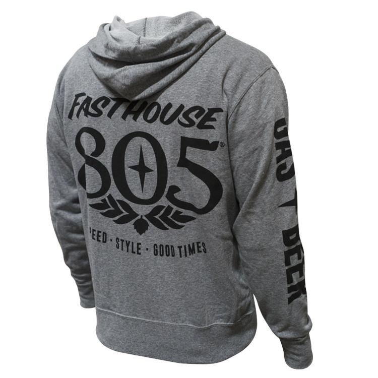 FASTHOUSE :: SUDADERA FH 805 - ZIPPER / GRIS
