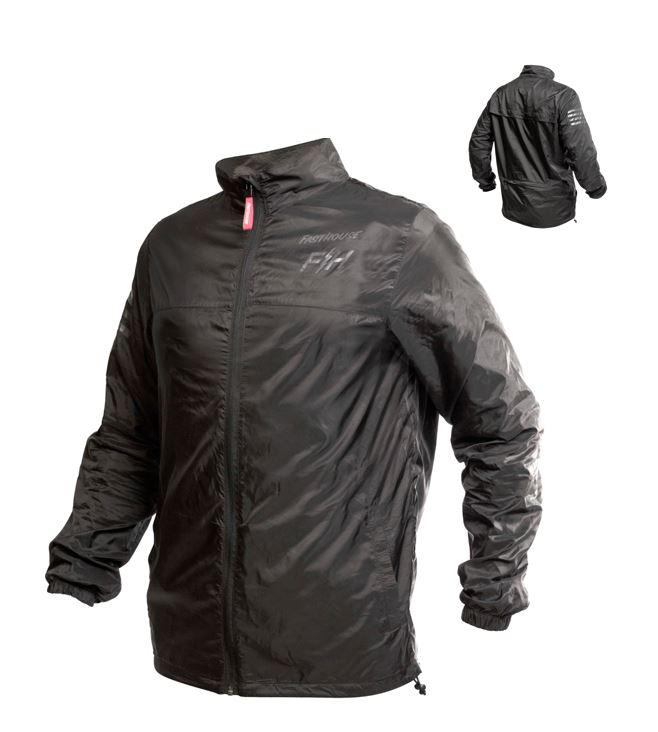 FASTHOUSE :: JACKET "WIND BREAKER" PACKABLE FASTHOUSE - BLACK