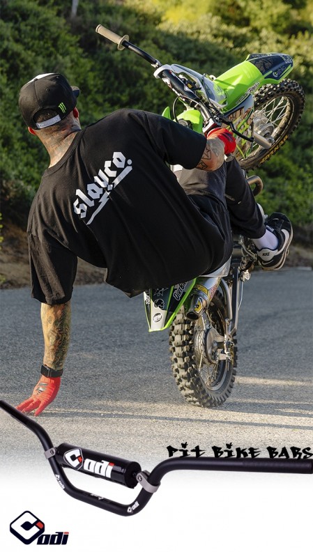 MANIVELAS :: MANIVELA ODI "SE" MEDIDA DELGADA 7/8 :: MANIVELA ODI SE 7/8 '' / PIT BIKE "ONE TEN ...