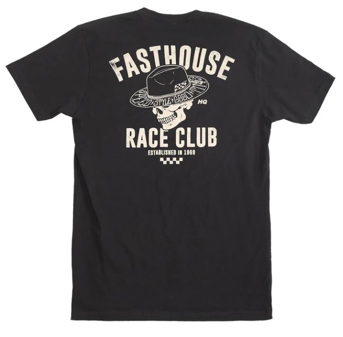 FASTHOUSE :: FAST-CASUAL :: T-SHIRTS HOMBRE :: T-SHIRT HQ CLUB BLACK